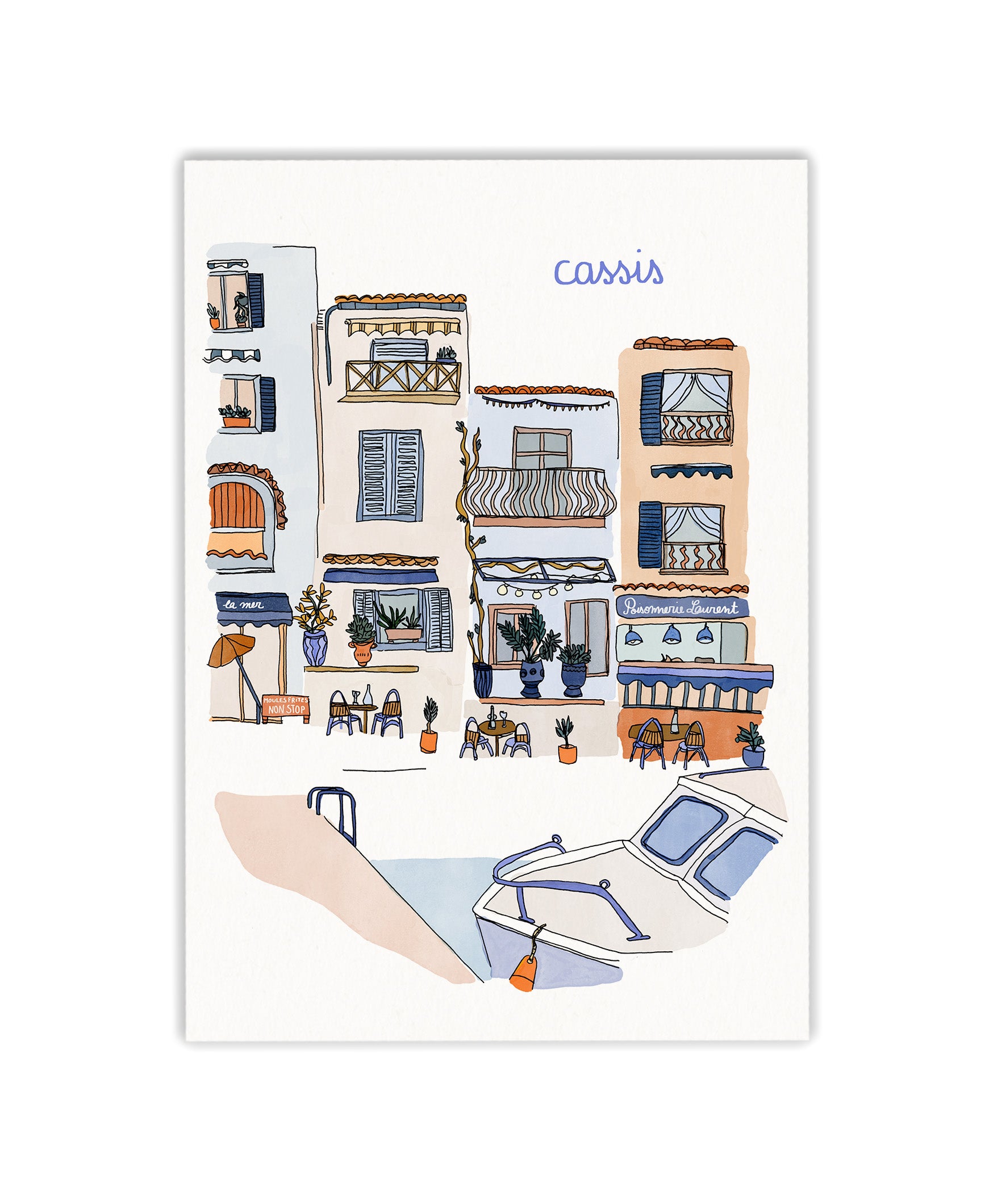 Affiche - Cassis - Mona Thomas – JOG | Maison d'éditions