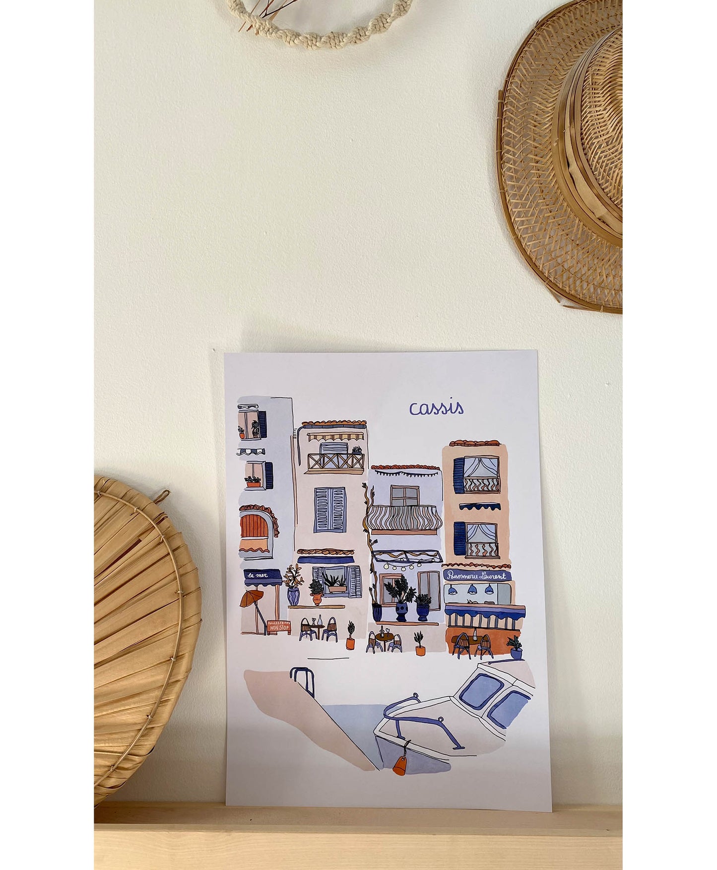 Affiche - Cassis - Mona Thomas – JOG | Maison d'éditions