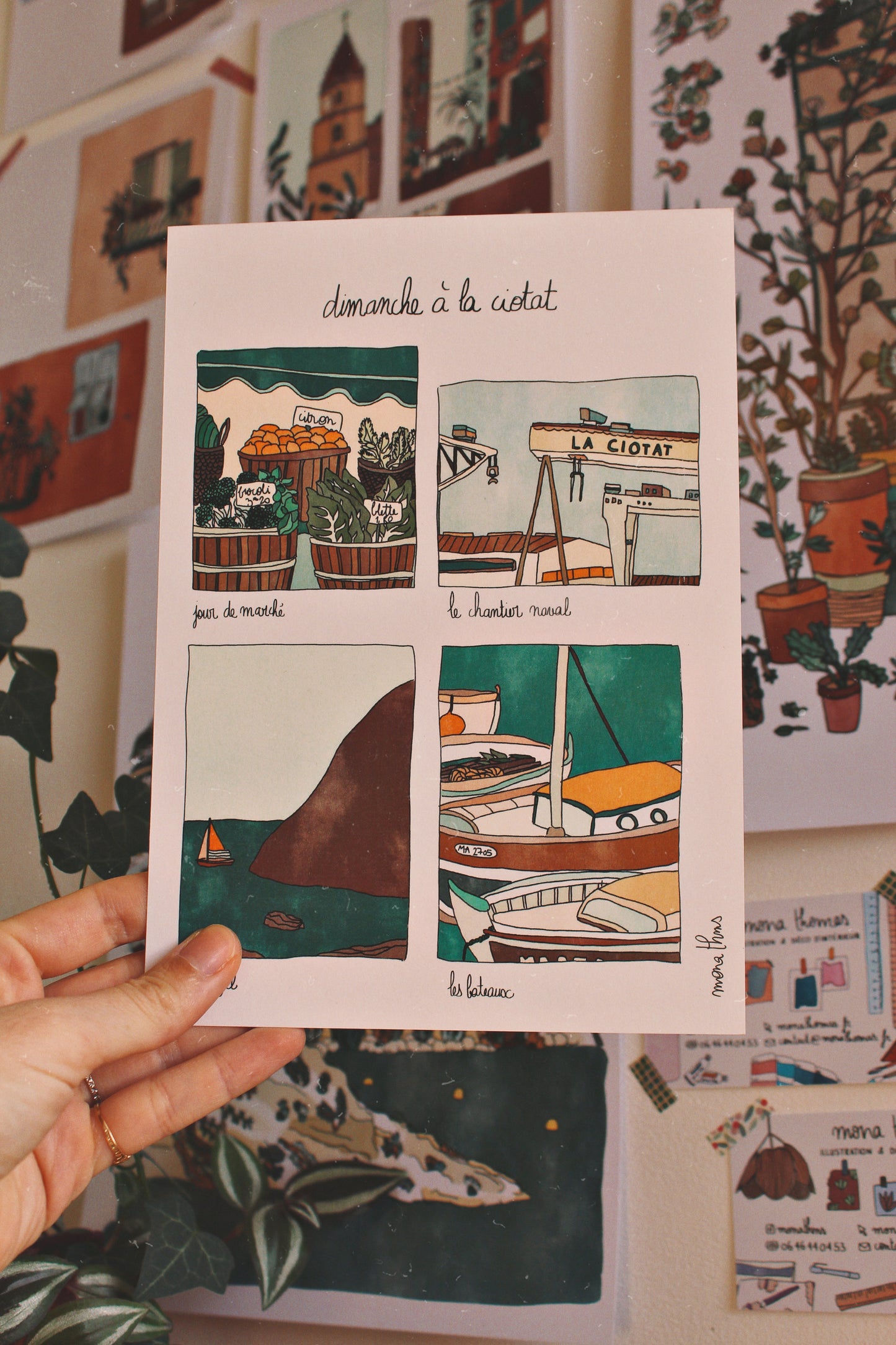 Affiche - Dimanche matin à La Ciotat - Mona Thomas – JOG | Maison d ...